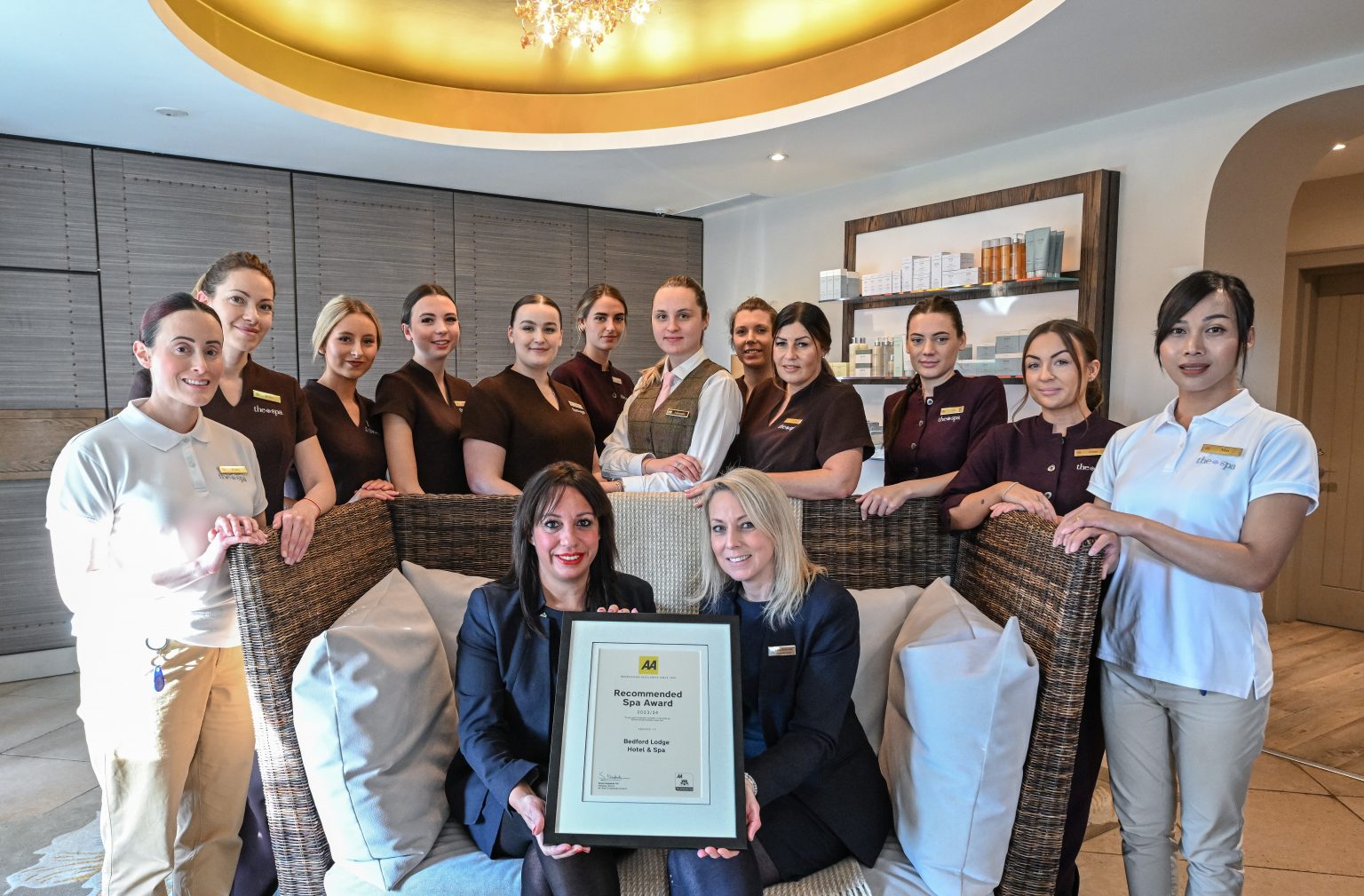The Spa Is Named Amongst Uks Recommended Spas By Aa Bedford Lodge